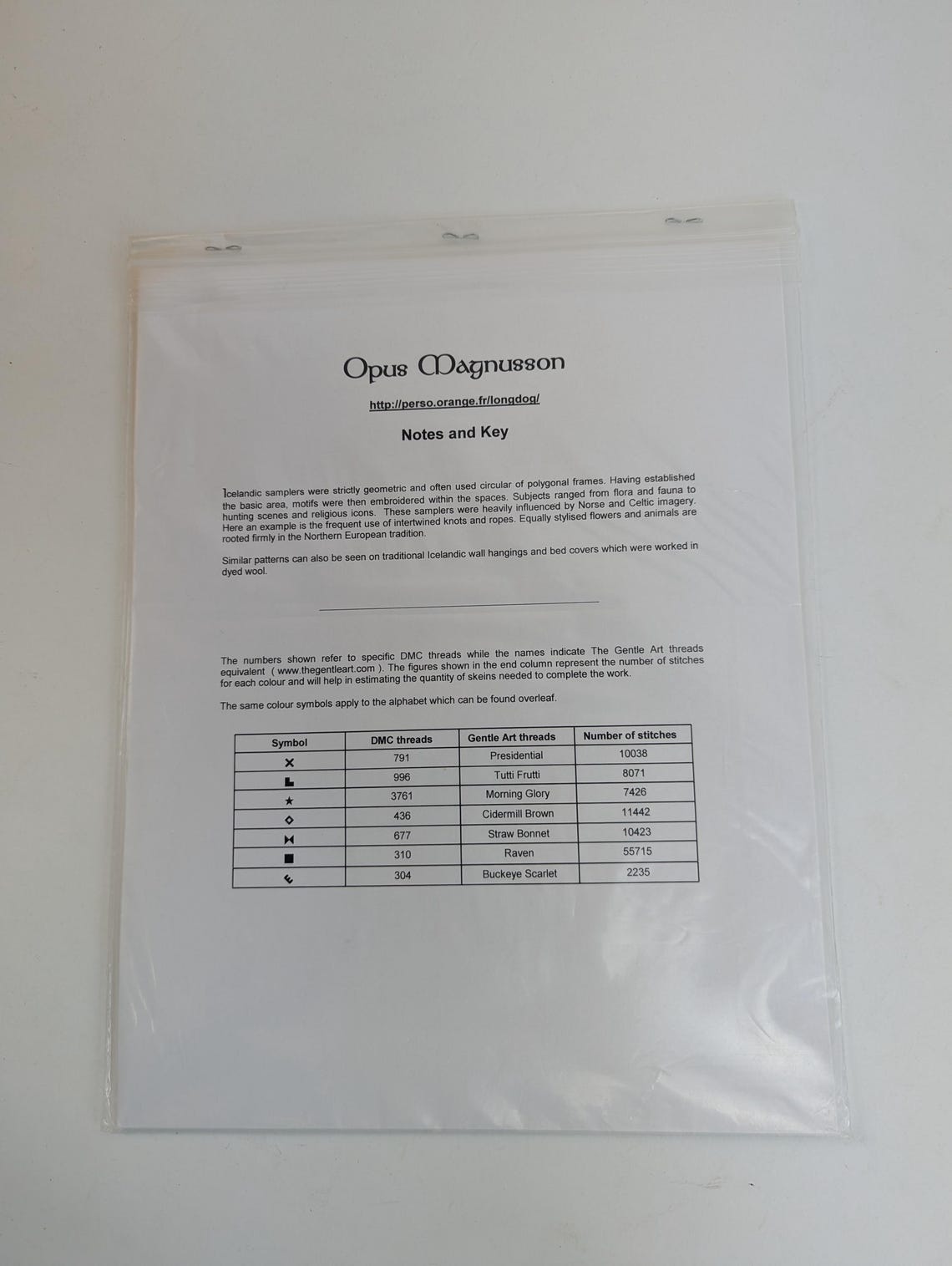 Long Dog Samplers Opus Magnusson Cross Stitch Pattern Stitch Count ...