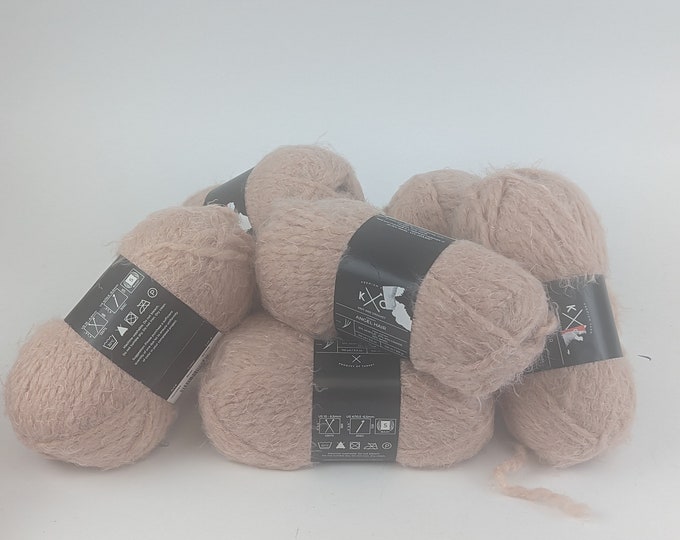 Lot of 8 K&C Premium Angel Hair Yarn Acrylic/polyamide/wool Made in ...