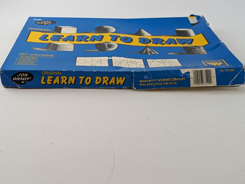 Vintage the Jon Gnagy Learn to Draw Set 731293 Martin F Weber Company ...