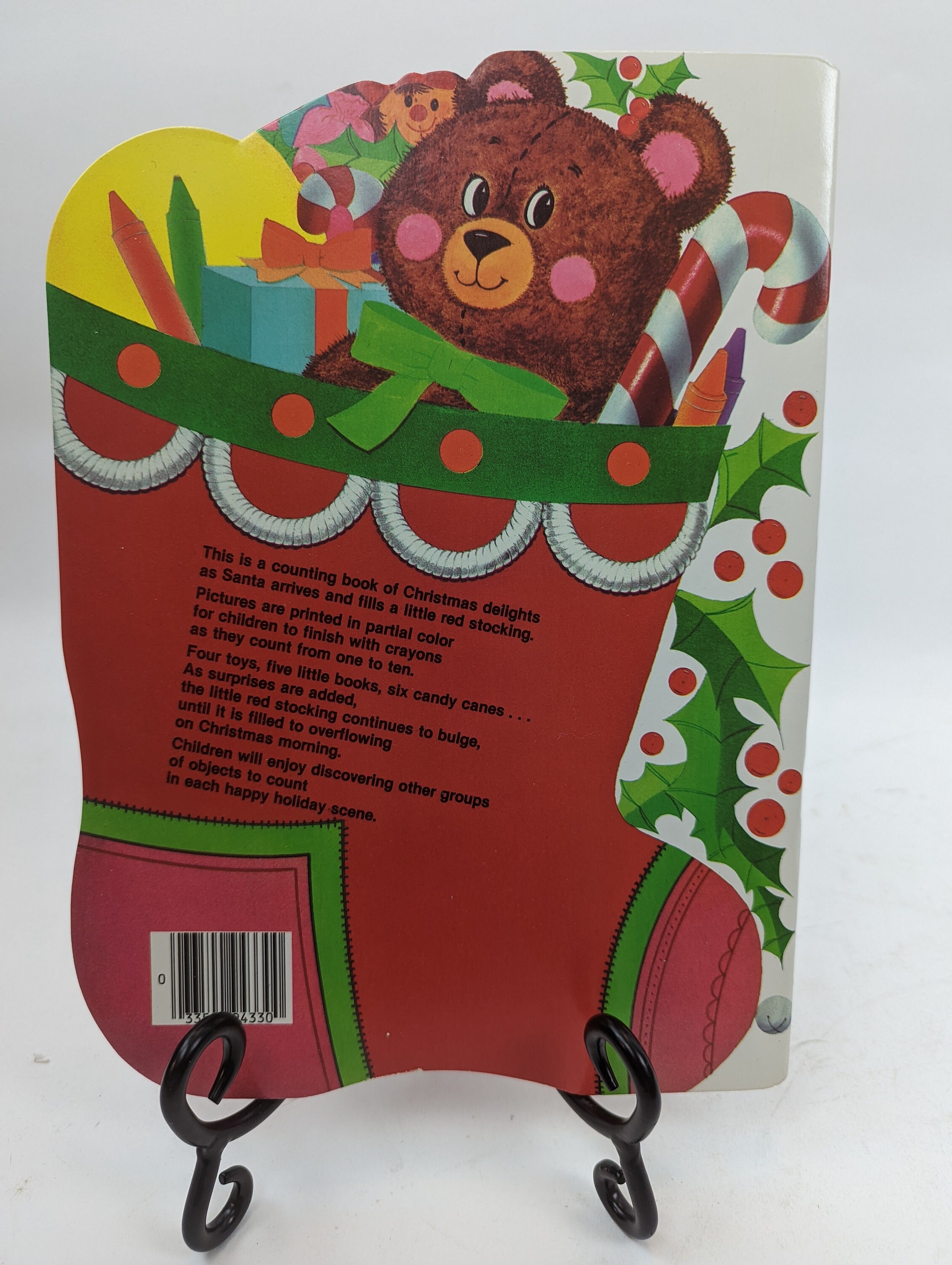 Golden Book - My Little Red Stocking Color and Count From 1 to 10 ...