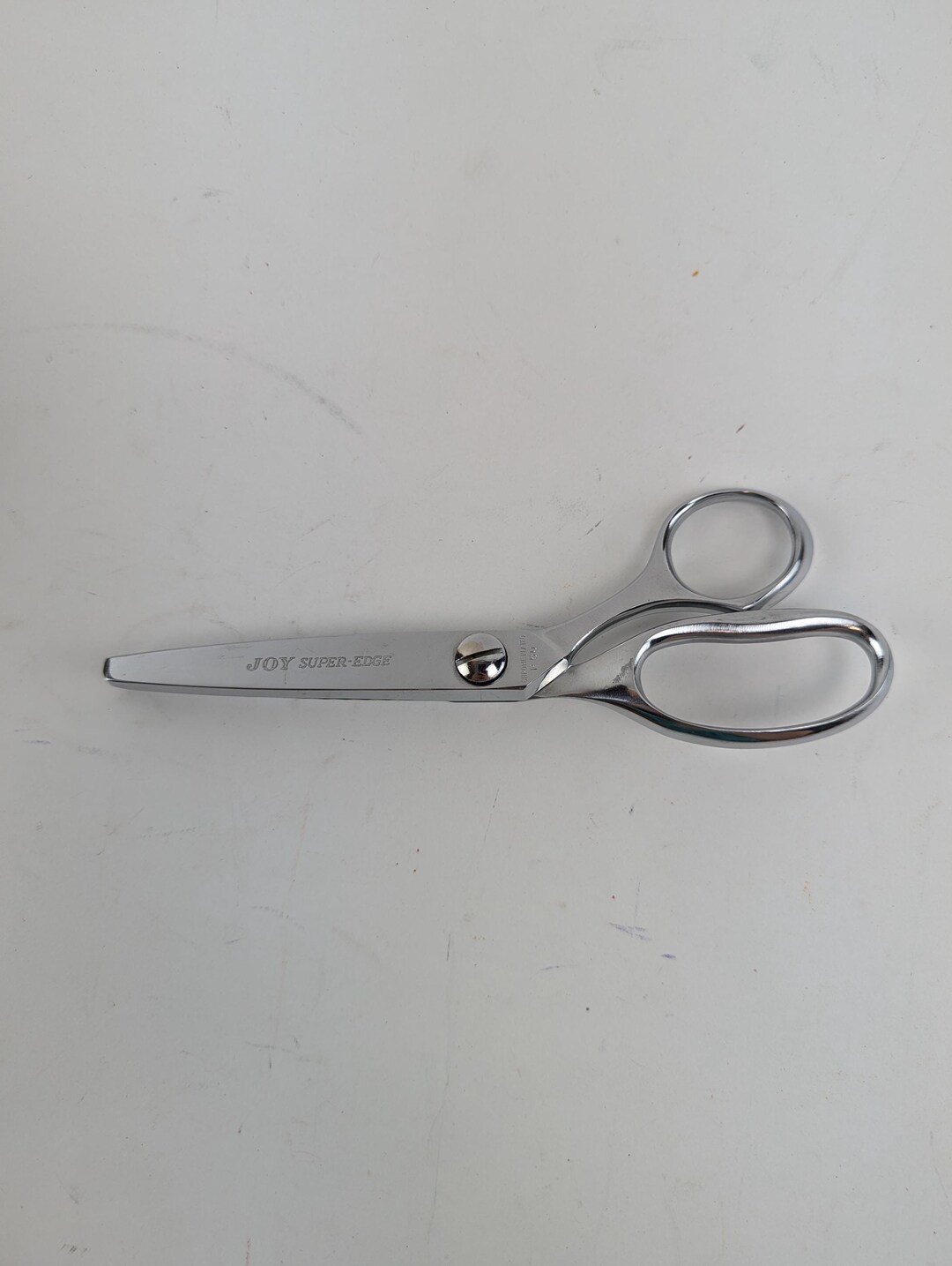 Pair of Joy Super Edge Pinking Shears Chrome Plated P50 From Rex ...