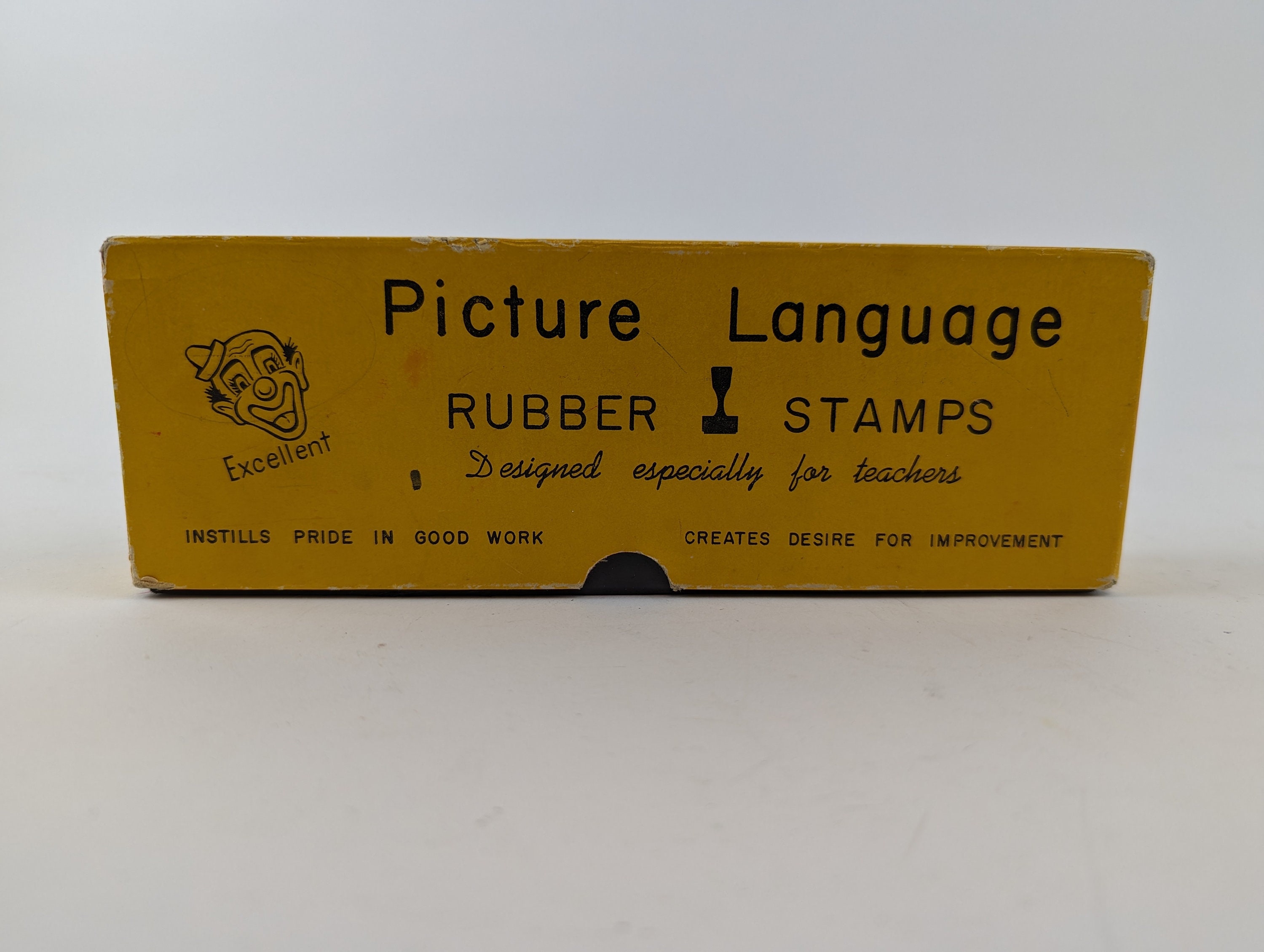 Vintage Picture Language Rubber Stamps Designed Especially for Teachers ...