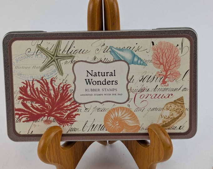 New Natural Wonders Stamp Set by Cavallini & Co 7 Rubber Stamps With ...