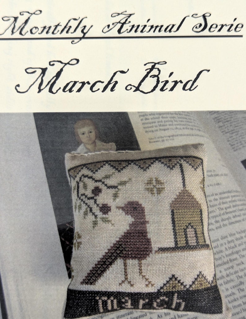 Nikyscreations Monthly Animal Serie March Bird Cross Stitch Pattern ...
