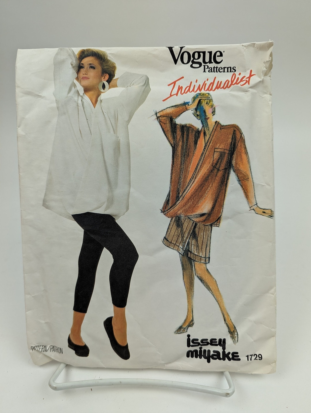 Uncut Vogue Patterns Individualist Issey Miyake 1729 Size 8 Top Pants and Pantskirt box C - Etsy