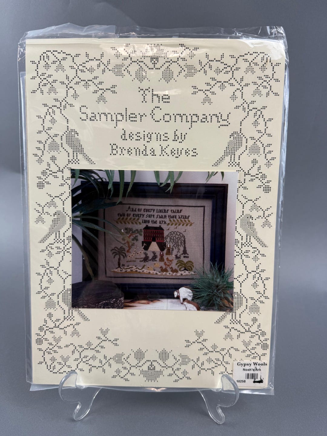 The Sampler Company Designs by Brenda Keyes Noah's Ark Design Size 17 X ...