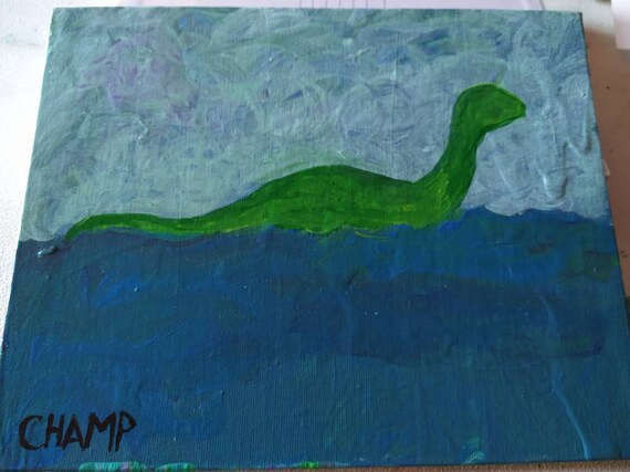 Cryptid: Champ 8x10 - Etsy