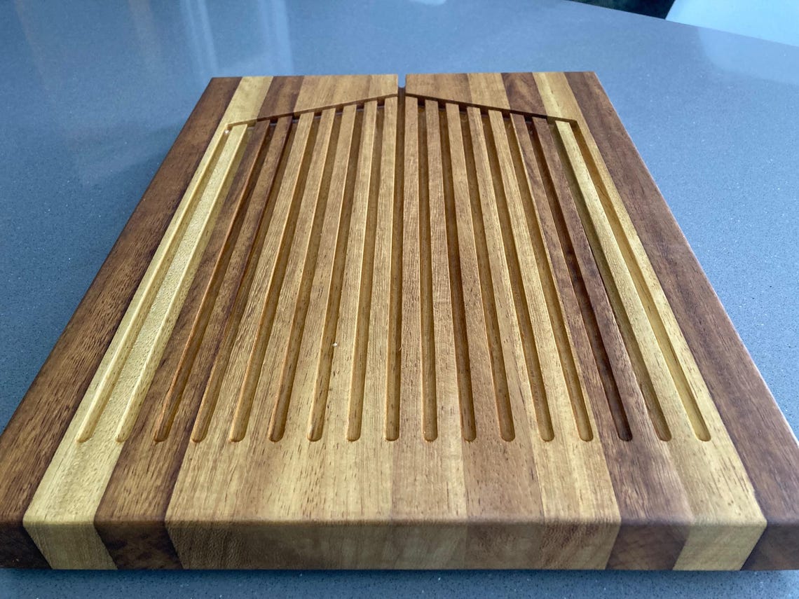 Iroko Wood Sink Drainer: Handmade Kitchen Organizer - Etsy