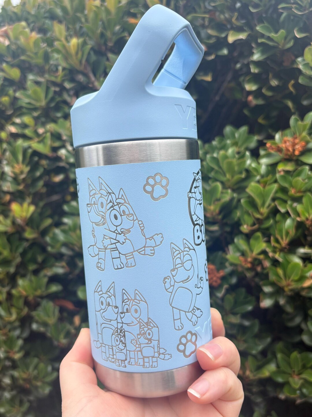 Personalized Bluey 12 Ounce Laser Engraved Yeti Rambler Jr. Kids ...