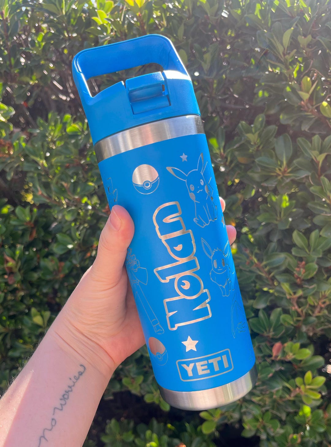 Personalized Pokémon 18 Ounce Laser Engraved Yeti Rambler Tumbler - Etsy