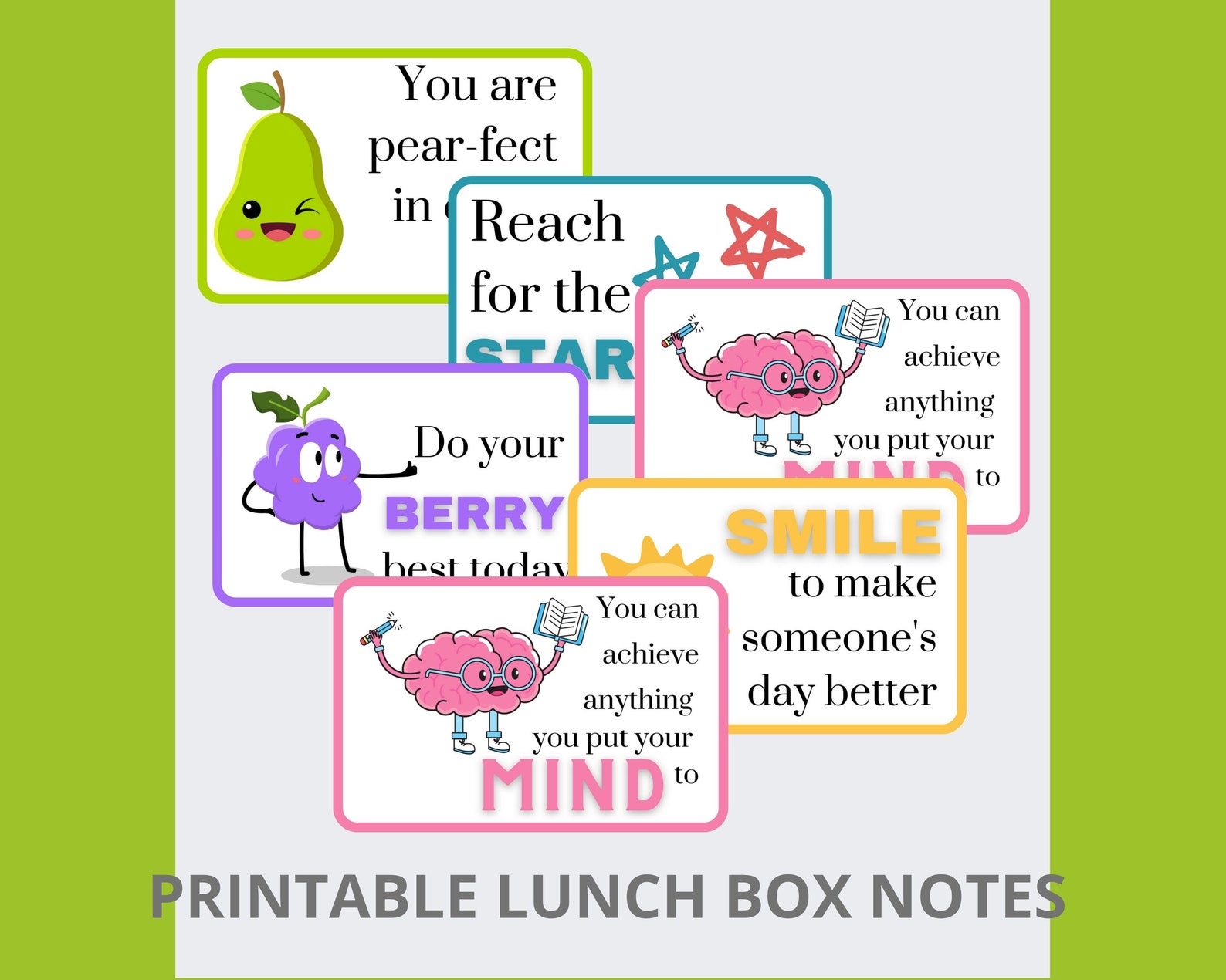 80+ Lunch Box Notes for Kids, Positive Affirmations for Kids, Joke ...