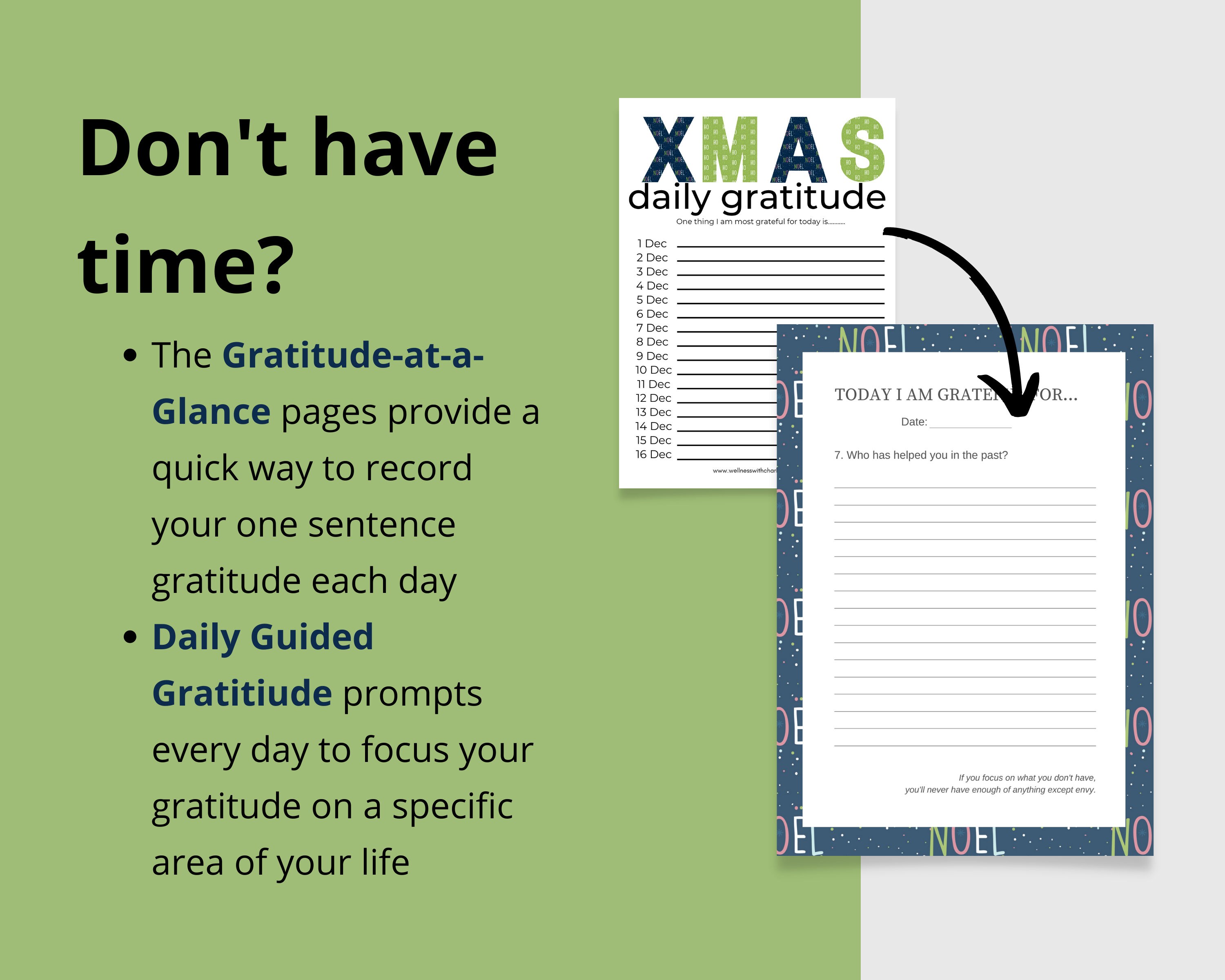 Gratitude Journal Printable Daily Printable Gratitude Sheet - Etsy