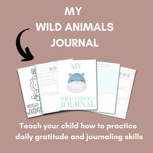 Kids Daily Journal | Printable Kids Journal | Printable Journal Pages ...