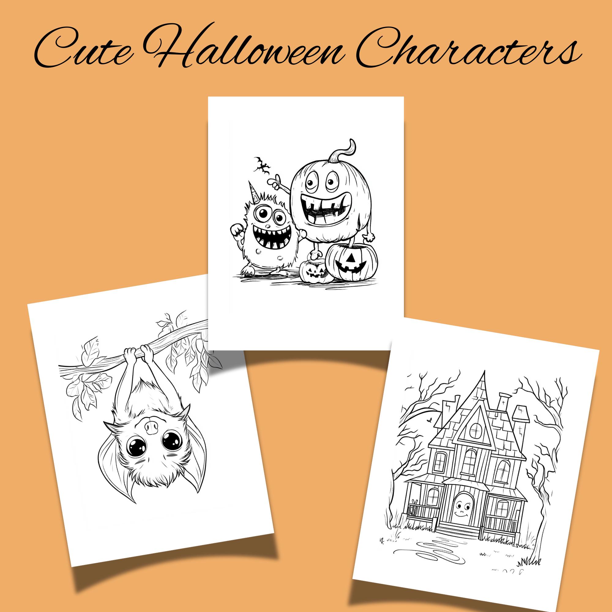 Halloween Coloring Pages for Kids Printable PDF Halloween Coloring ...
