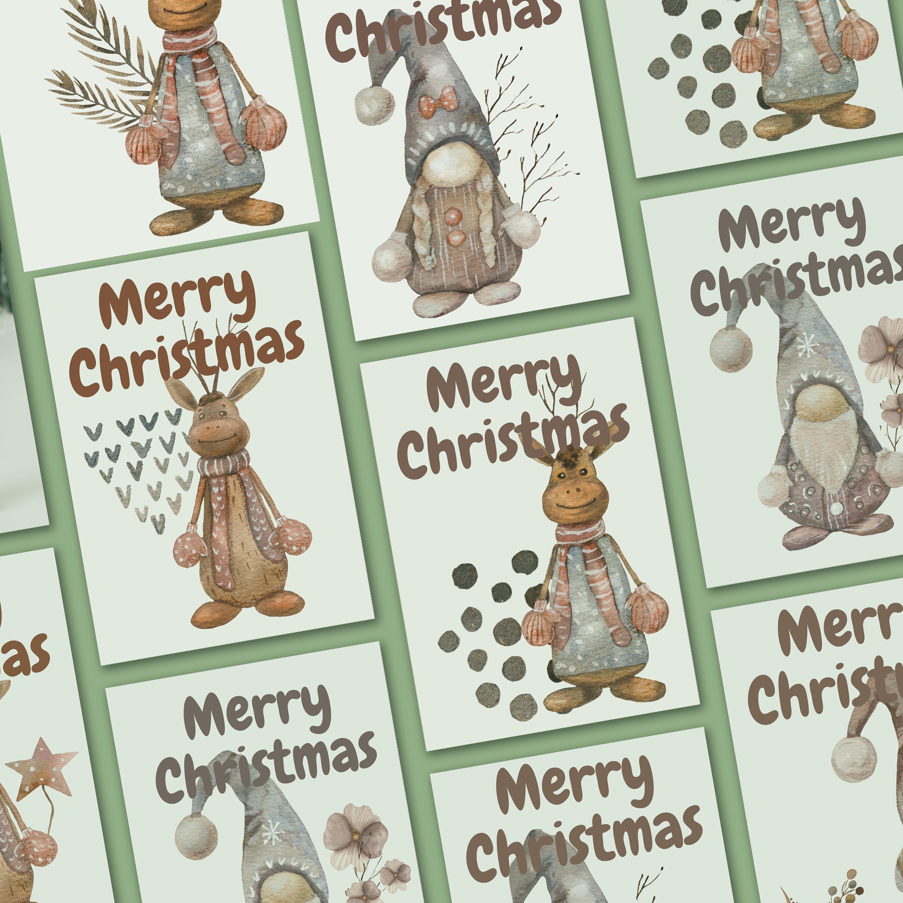 Christmas Printable Gift Tags Christmas Gift Labels Christmas Gift Tags ...