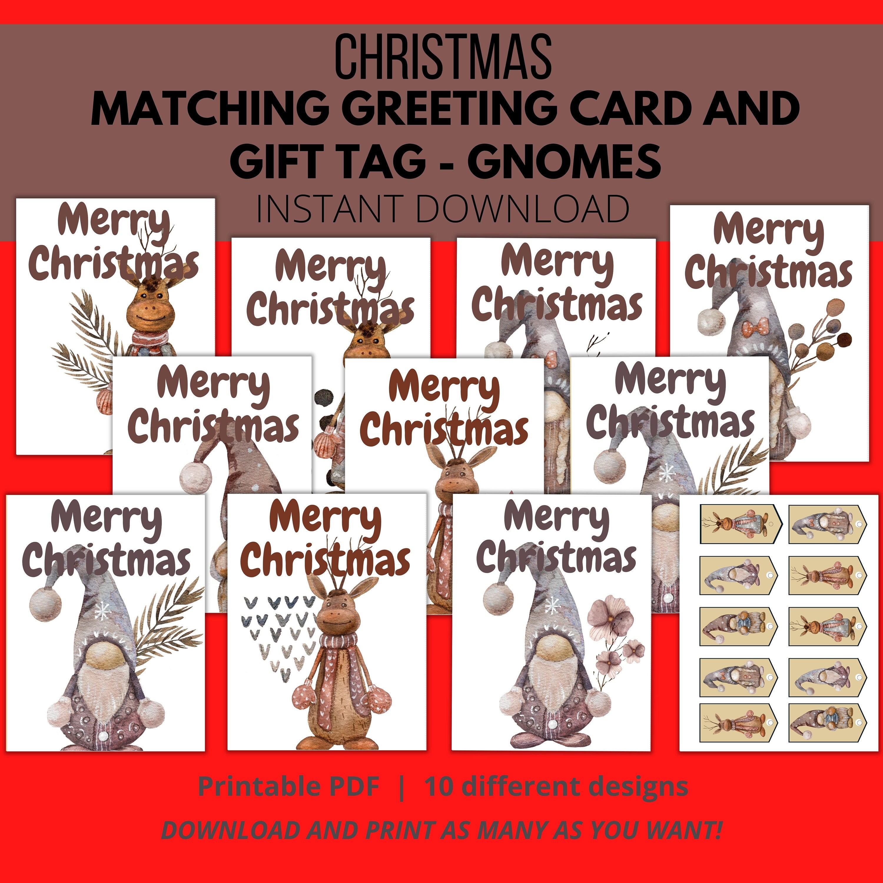 Christmas Printable Gift Tags Christmas Gift Labels Christmas Gift Tags ...