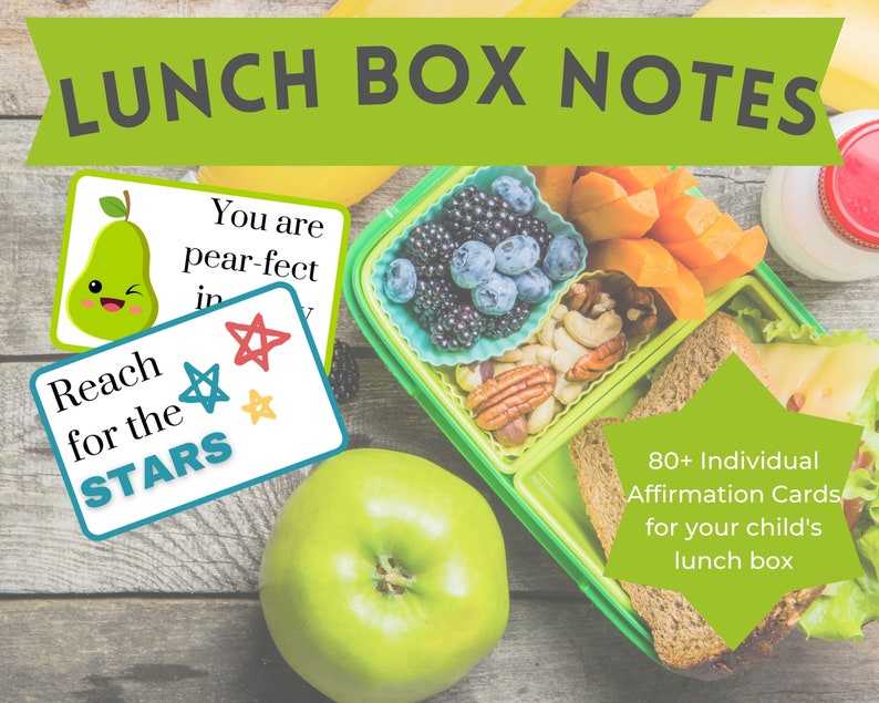 80+ Lunch Box Notes for Kids, Positive Affirmations for Kids, Joke ...