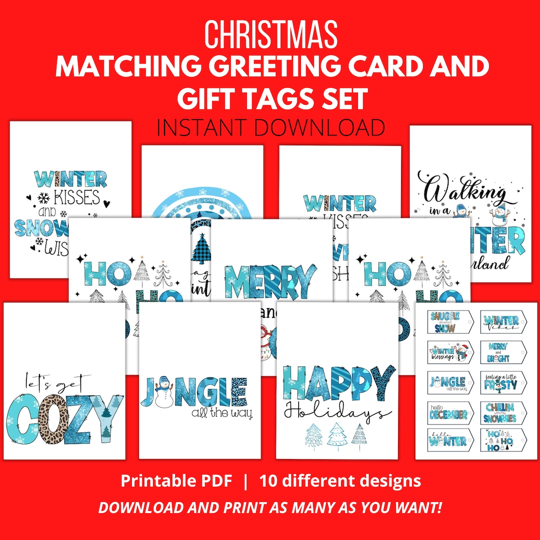 Christmas Printable Gift Tags Christmas Gift Labels Christmas Gift Tags ...