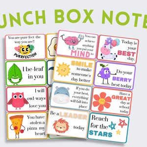 80+ Lunch Box Notes for Kids, Positive Affirmations for Kids, Joke ...