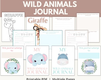 Kids Daily Journal | Printable Kids Journal | Journal Pages | Diary for ...