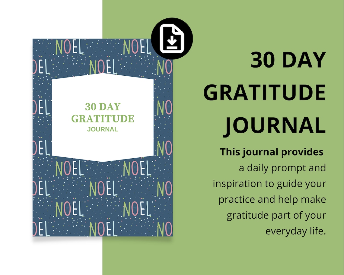 Gratitude Journal Printable, Daily Printable Gratitude Sheet, Print at ...