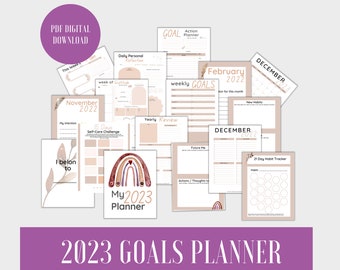 Detailed Life Planner Printable Planner Goal Setting - Etsy