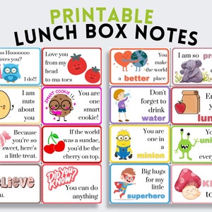 80+ Lunch Box Notes for Kids, Positive Affirmations for Kids, Joke ...