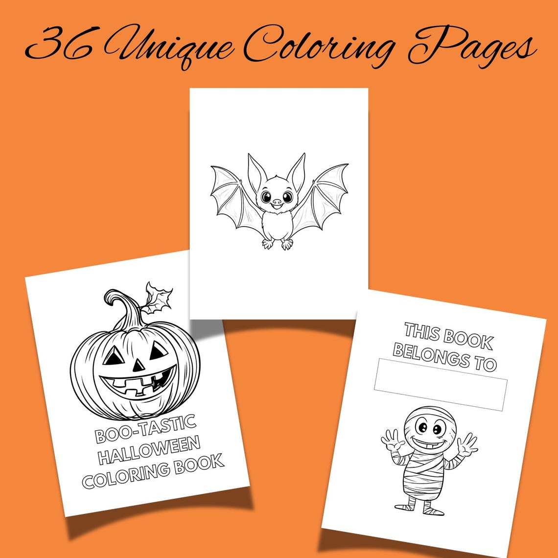 Halloween Coloring Pages for Kids Printable PDF Halloween Coloring Book ...