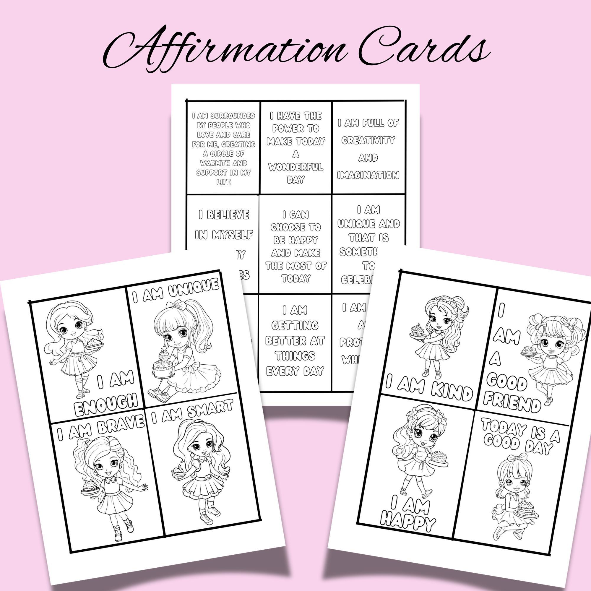 Children's Emotional Wellness Coloring Journal Activity Sheets ...