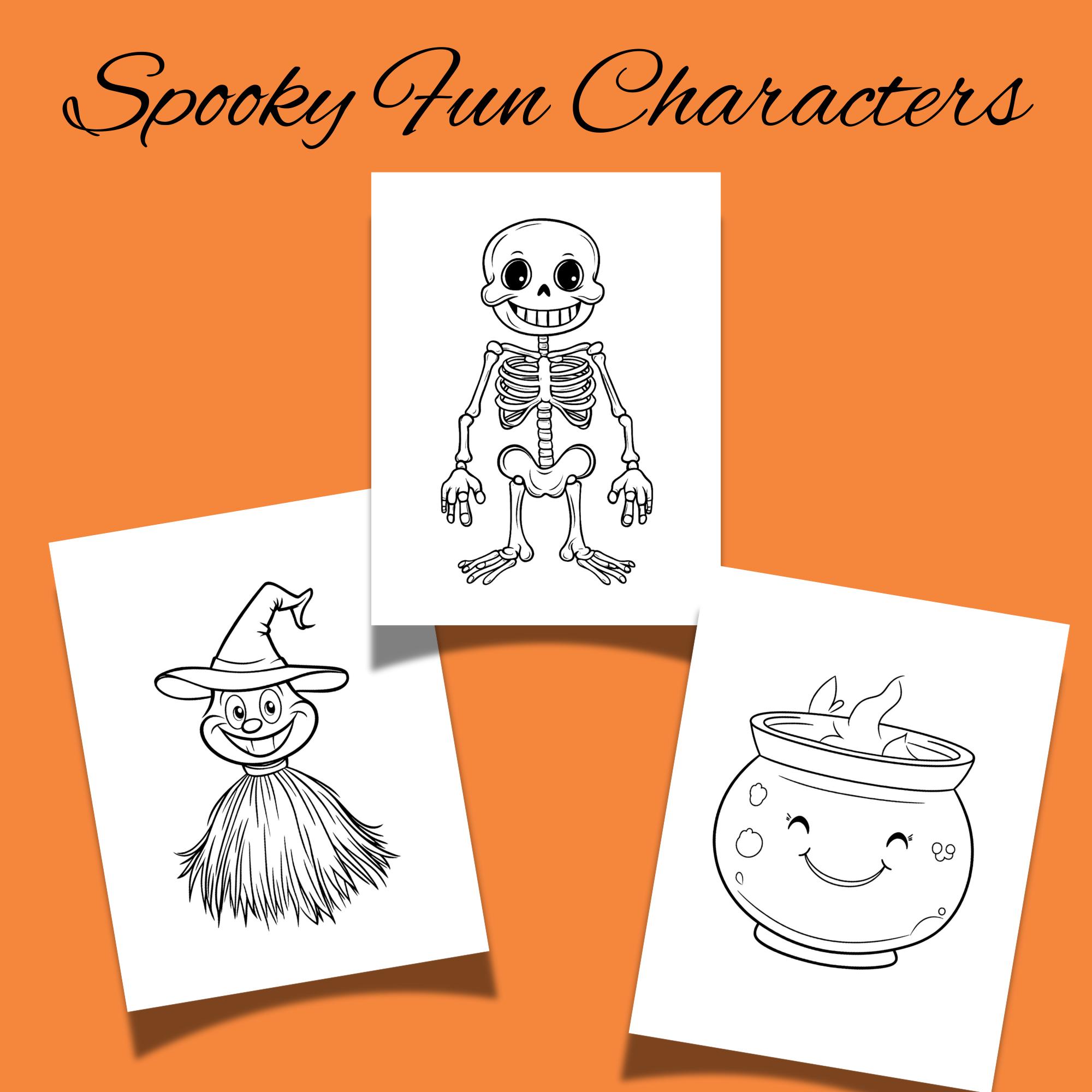 Halloween Coloring Pages for Kids Printable PDF Halloween Coloring Book ...