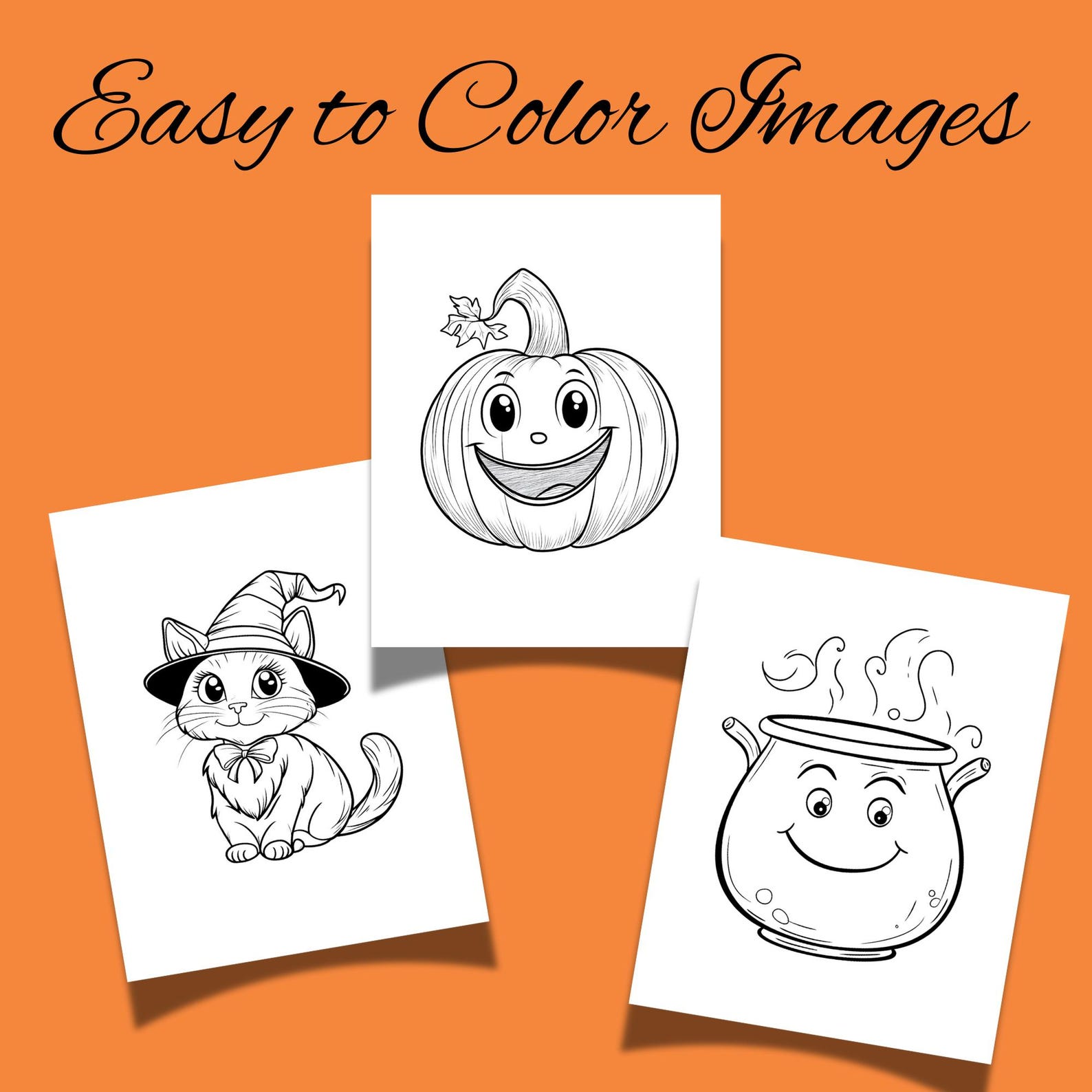 Halloween Coloring Pages for Kids Printable PDF Halloween Coloring Book ...