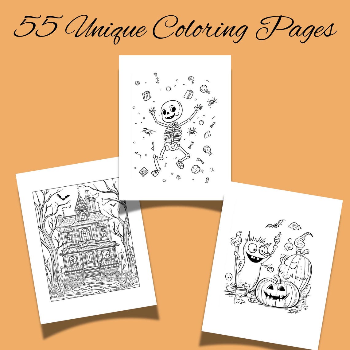 Halloween Coloring Pages for Kids Printable PDF Halloween Coloring ...