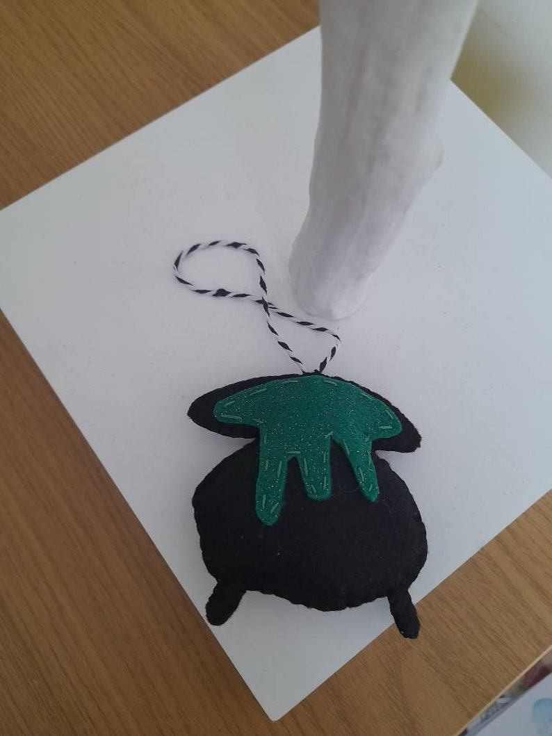 Trio of Hanging Felt Halloween Decorations - Etsy