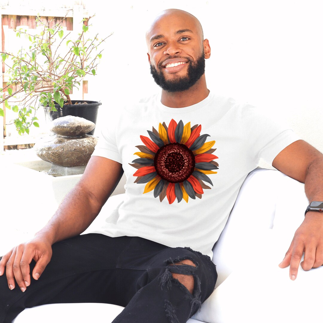 Sunflower Men's Tshirt - Etsy