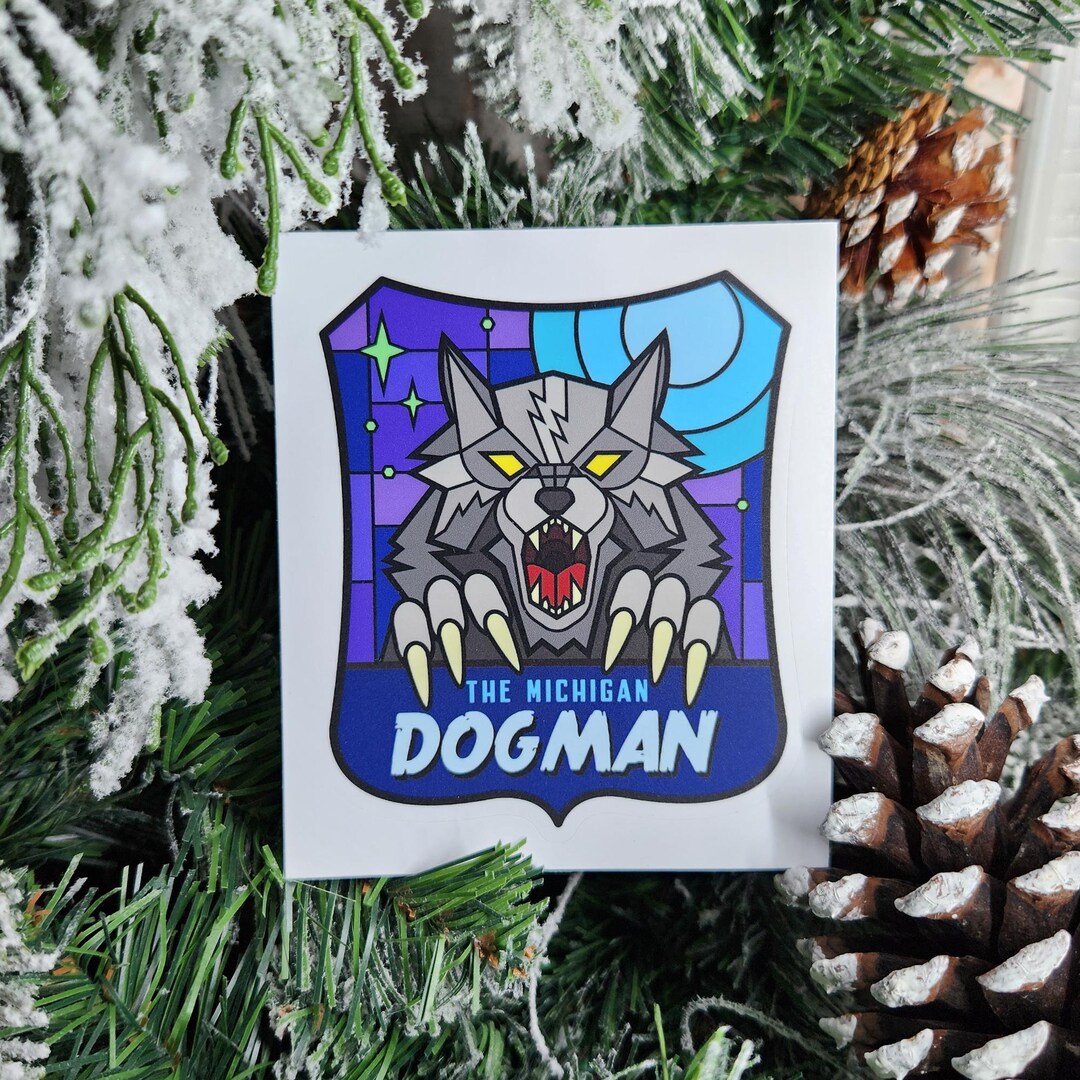 Michigan Dogman Cryptid Vinyl Sticker Decal - Etsy