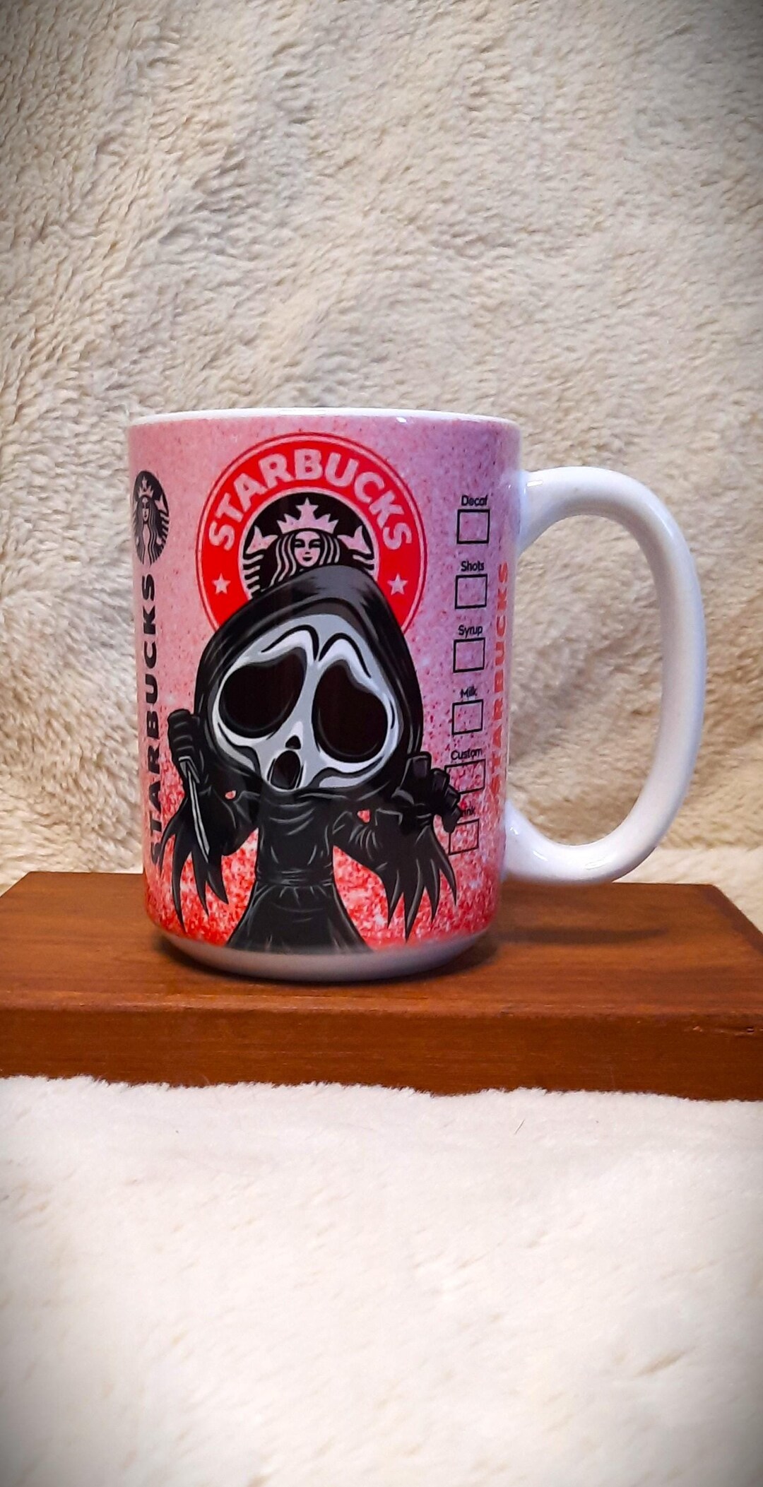 15oz. Pink Scream Coffee Mug. Beautiful, Vibrant Ceramic Coffee Mug ...