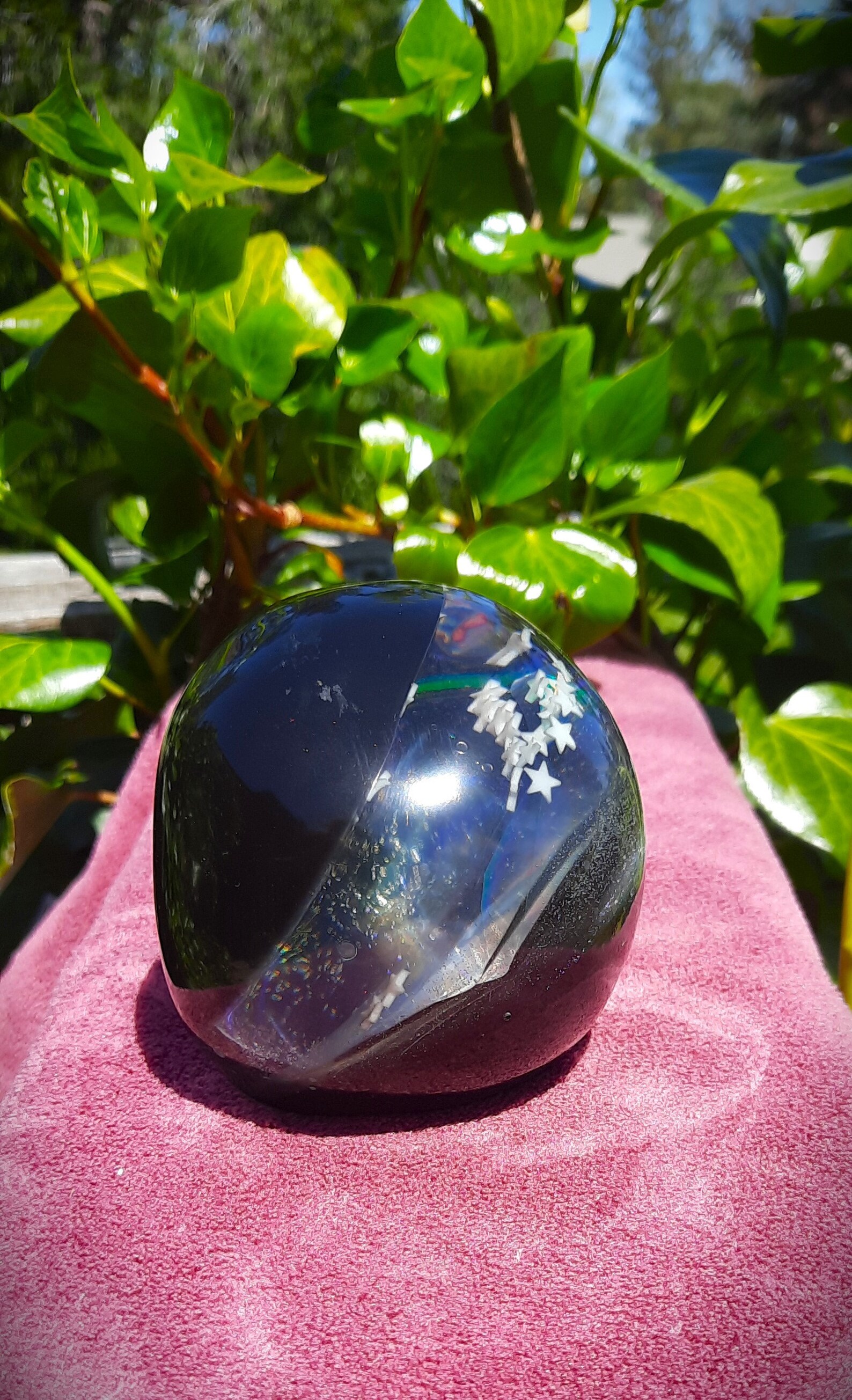 Resin Skull. Cool, Unique Rainbow, Stars That Glow, Epoxy Skull. - Etsy