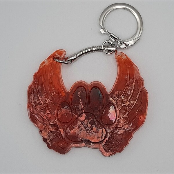 Angel Wing Keychain - Etsy