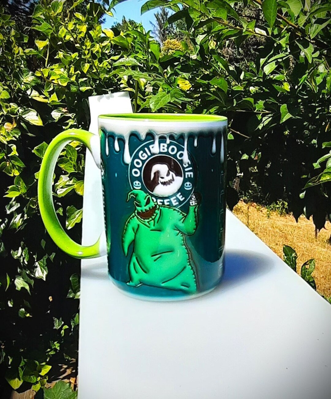 15oz. 3D POOF Oogie Boogie Starbucks Coffee Mug. Beautiful, Vibrant ...