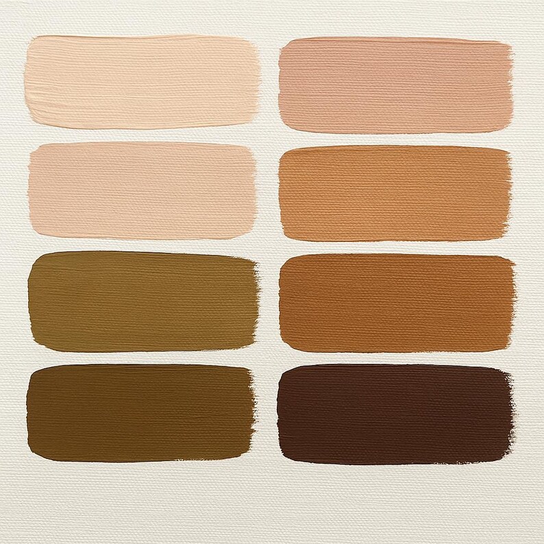 Encaustic Paint Flesh Tone Full Portrait Collection Color Variety Nine ...