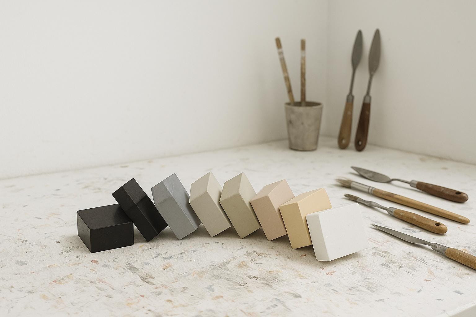 Encaustic Paint Neutral Palette Set Eight Color Variety Single 15ml ...