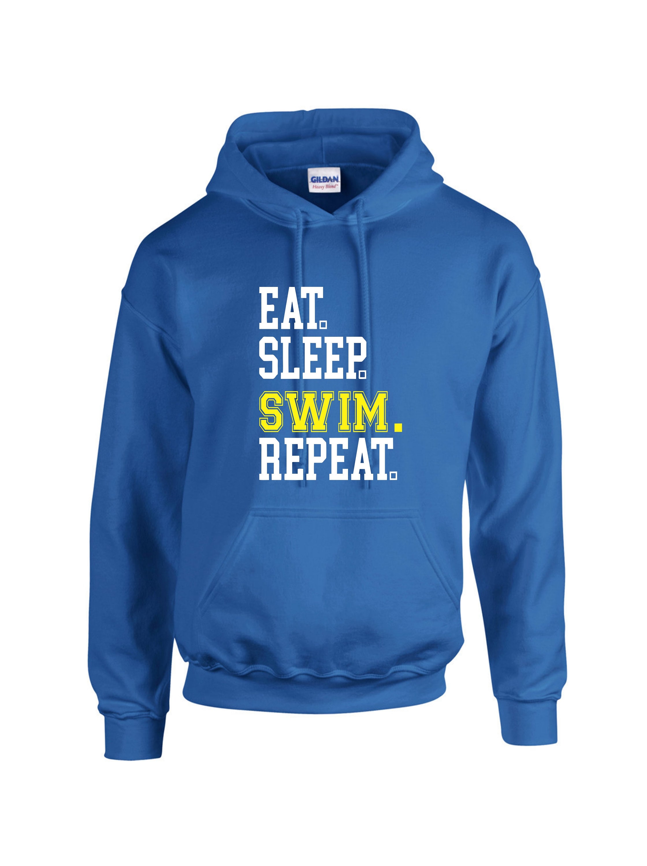Eat Sleep Swim Repeat Hoodie Unisex Adult Youth Swim - Etsy