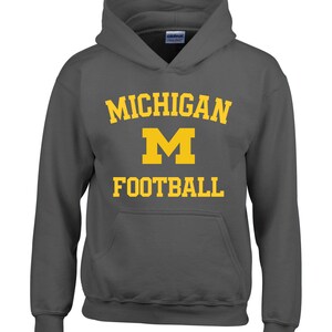 Michigan Football Sweatshirt, Uofm Crewneck College T-shirts, College ...