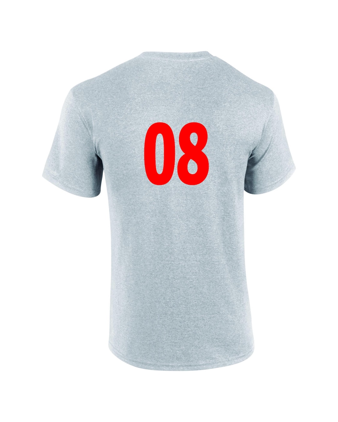 Custom Sports T-shirt Number - Add Number to Back - Etsy