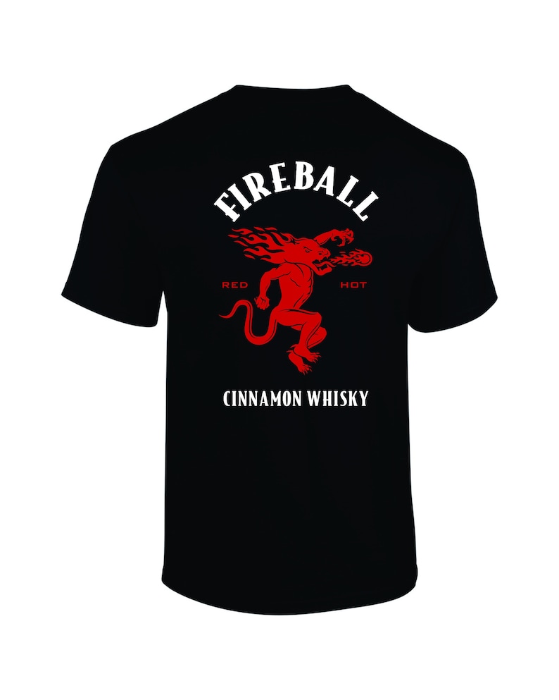 WTF Where's the Fireball T-shirt With the Fireball Logo on - Etsy