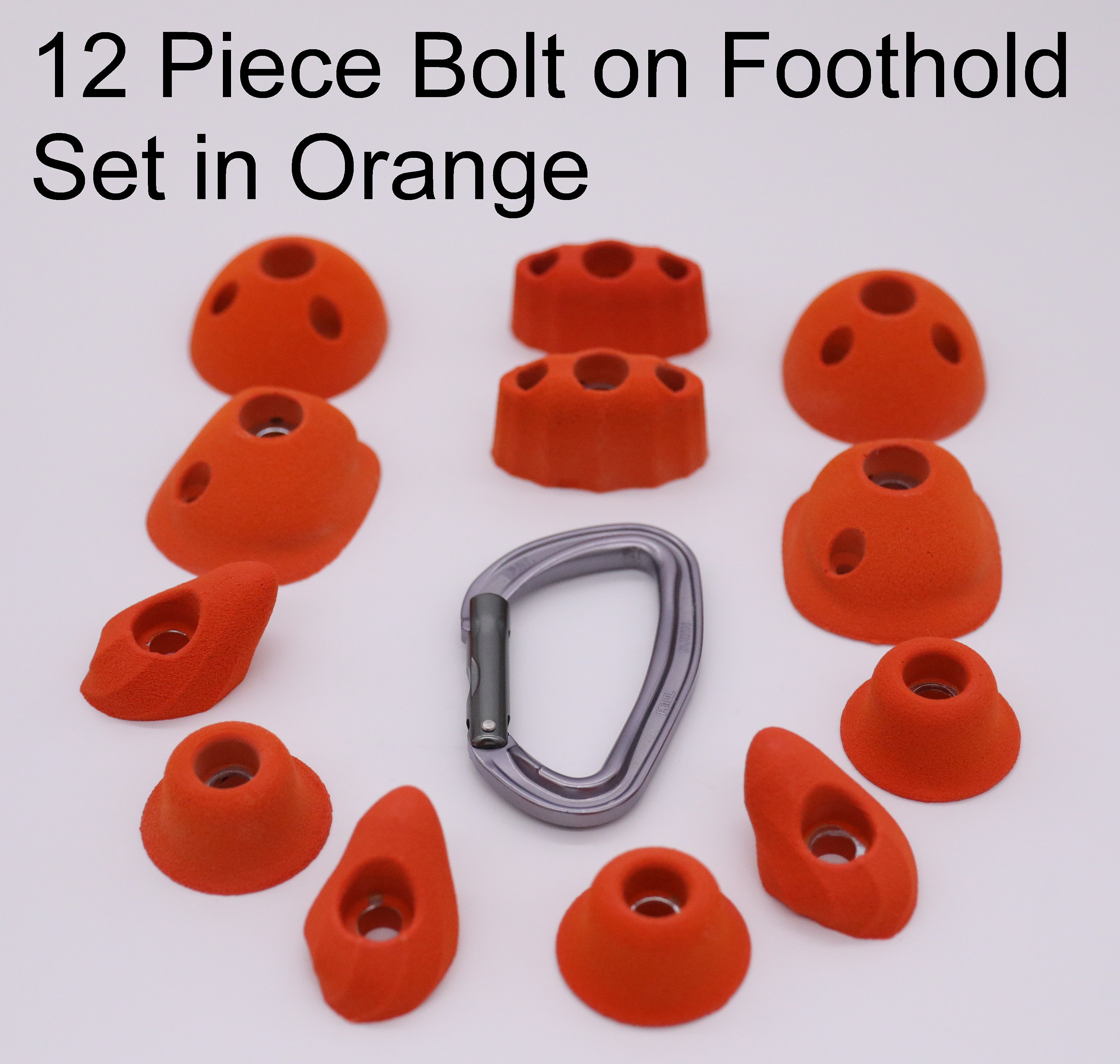 Footholds Set 12 Bolt on Climbing Holds for Use With T-nuts | Etsy
