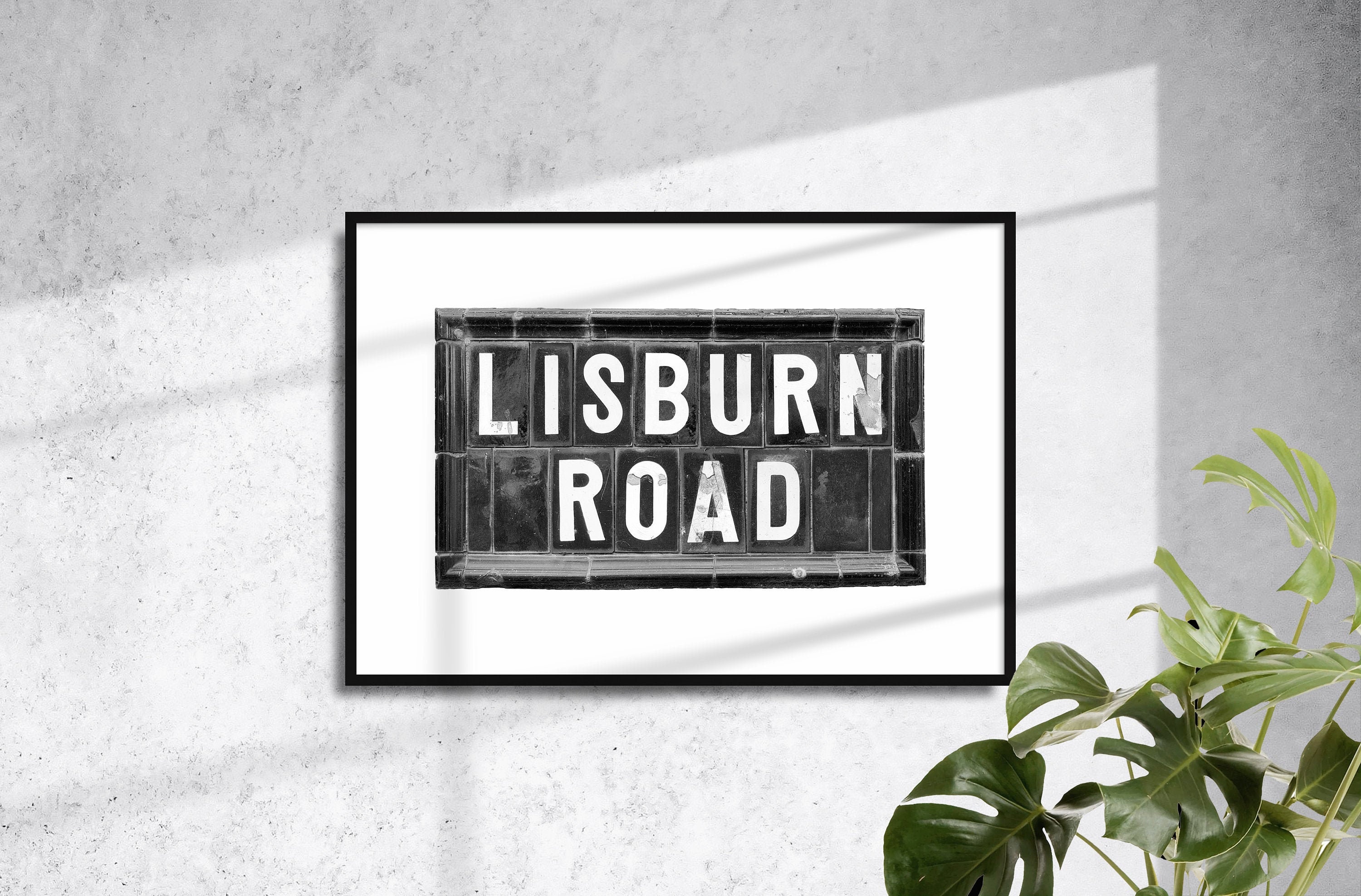 Lisburn Road Print Belfast Street Sign Northern Ireland - Etsy