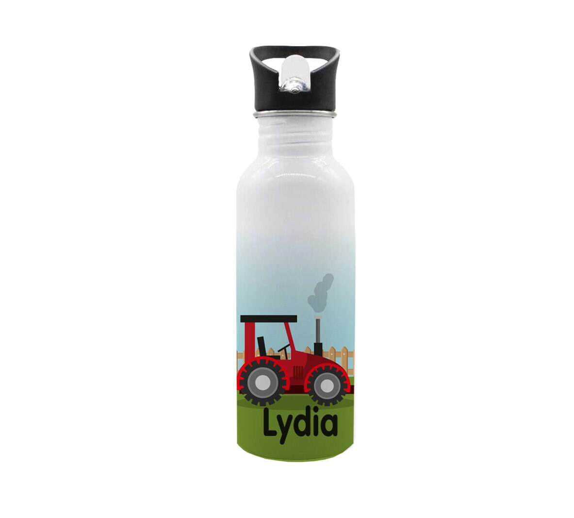 Personalised Tractor Premium Drinks Bottle Aluminium Farm - Etsy UK