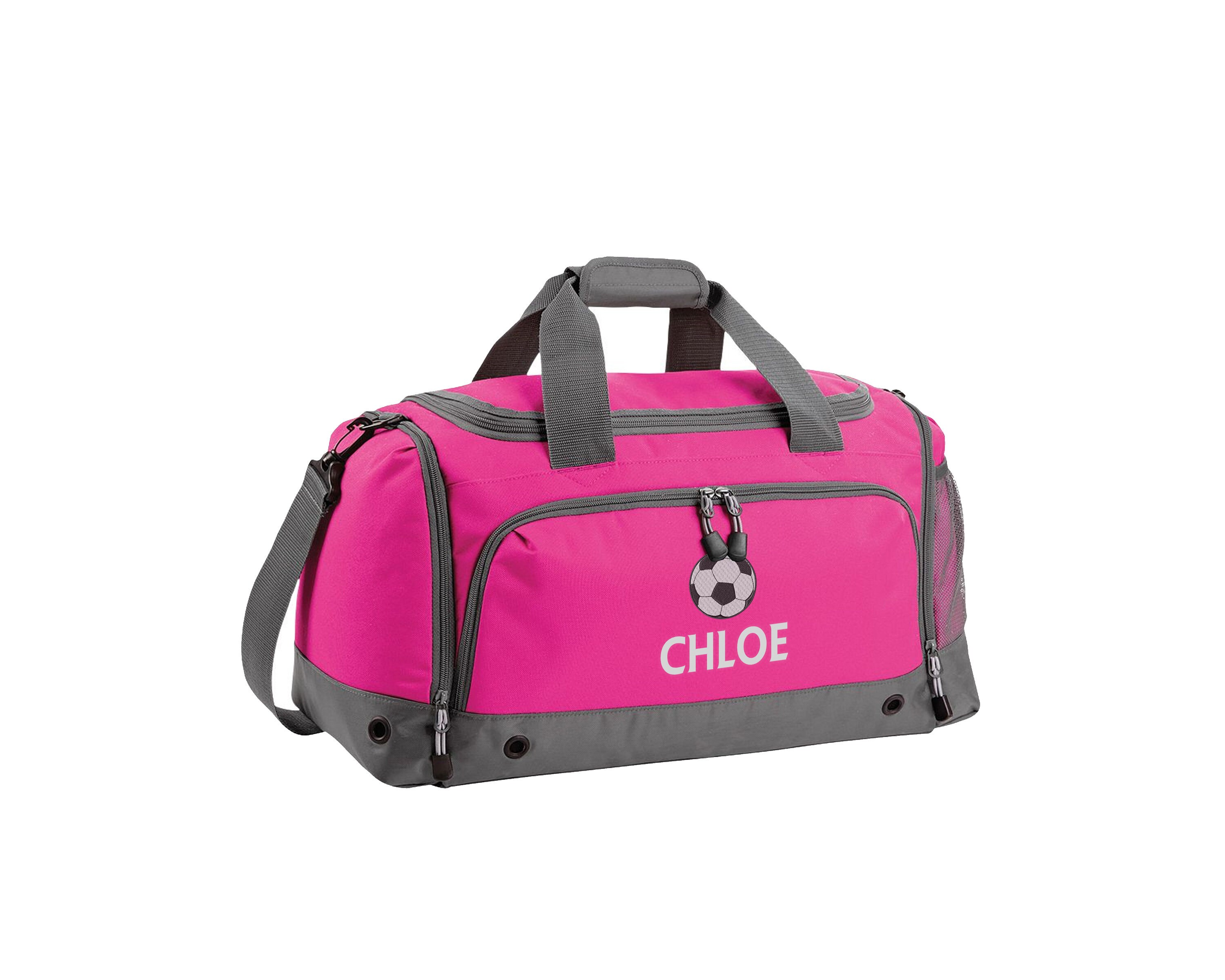Kids Football Kit Bag - Personalised Childrens Football Holdall Bag ...