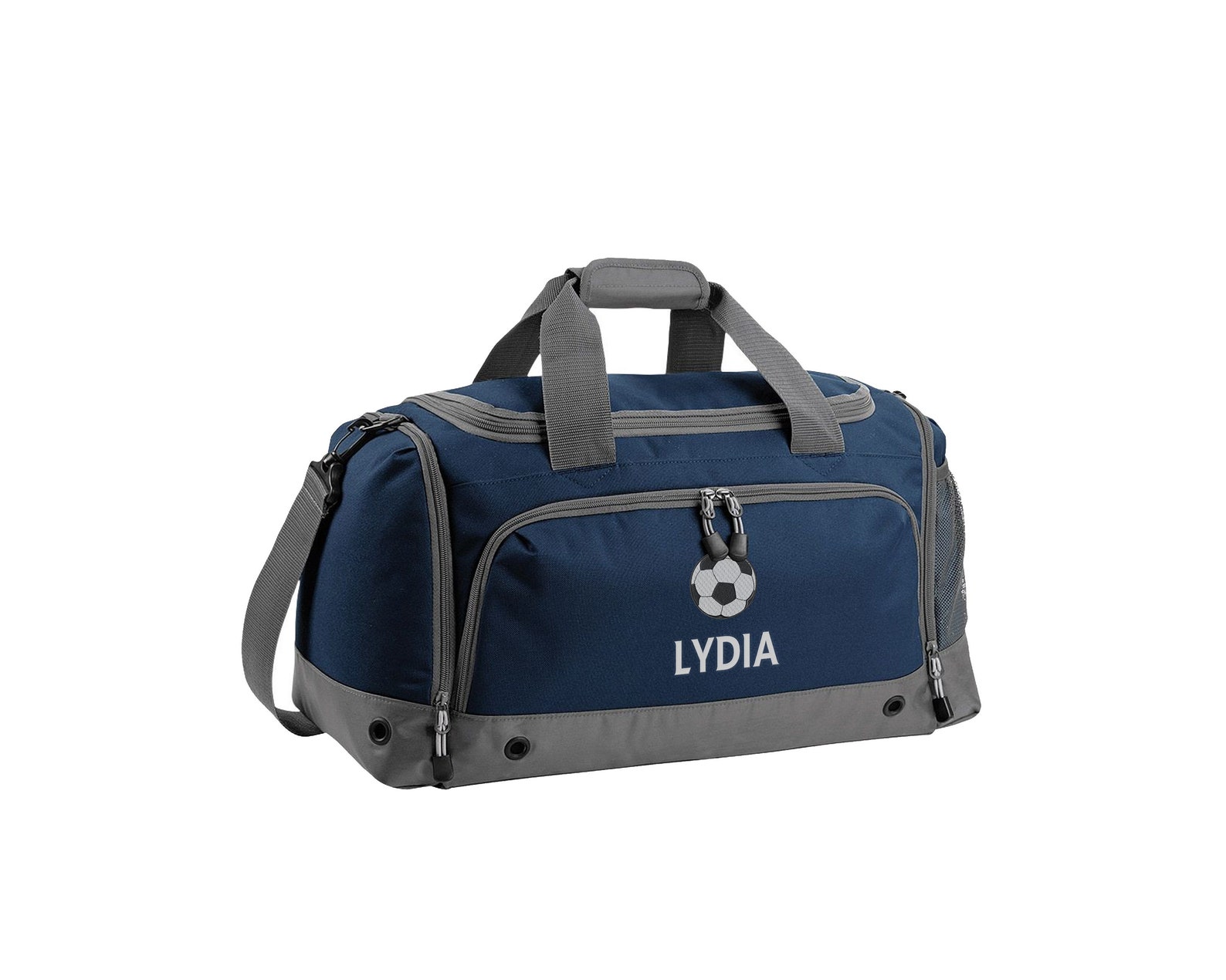 Kids Football Kit Bag - Personalised Childrens Football Holdall Bag ...